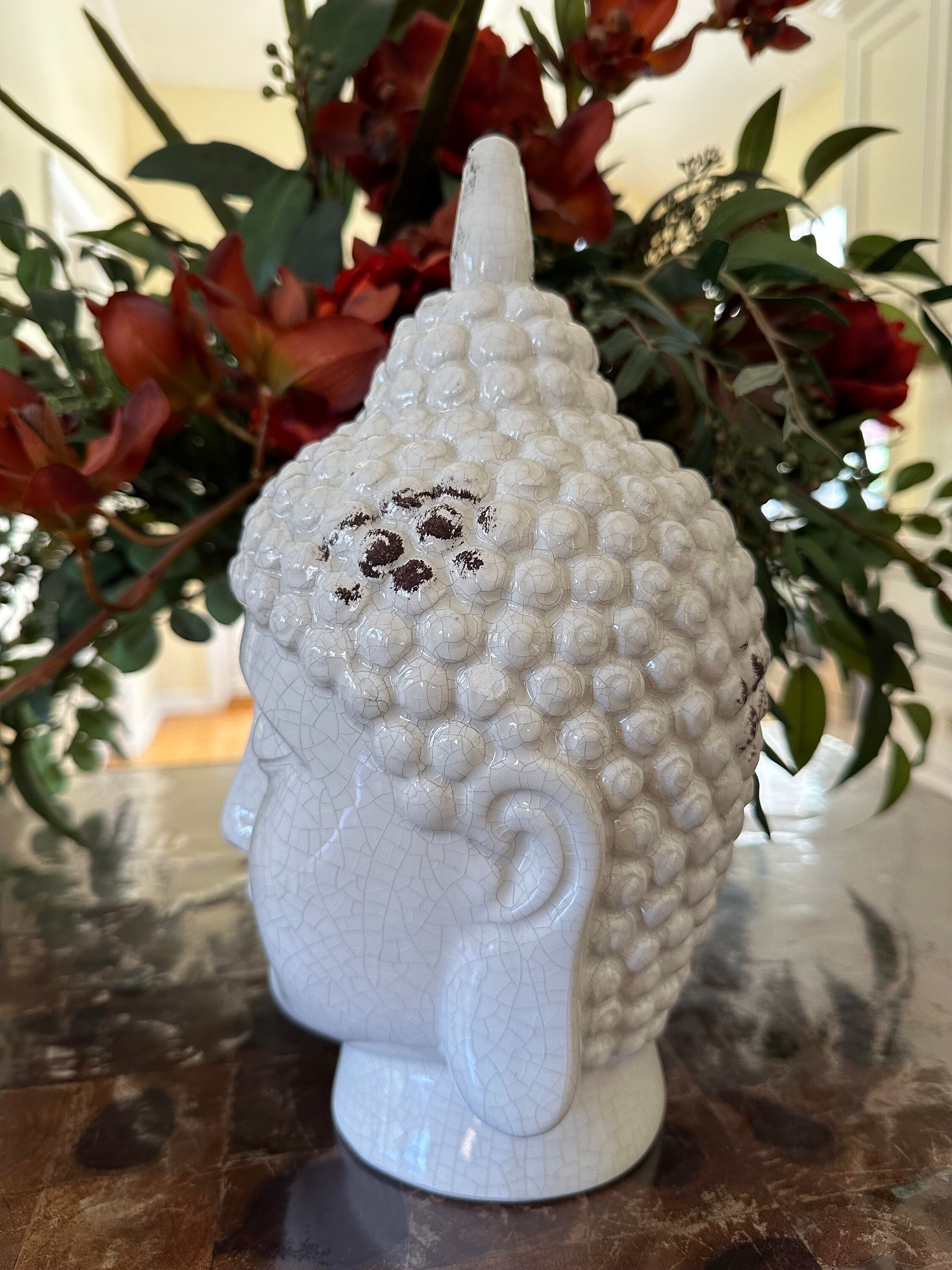 Kwan Yin Goddess Head Statue - Etsy