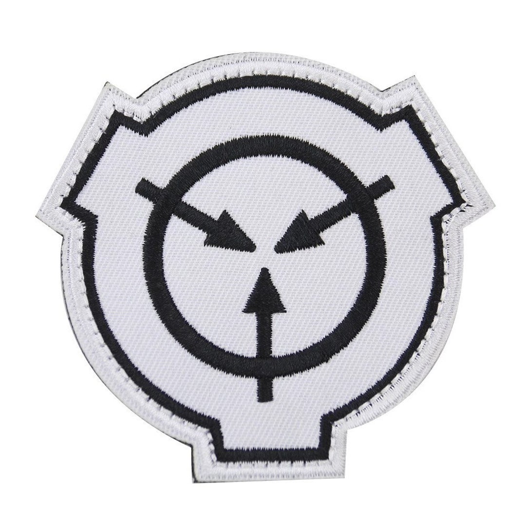 White SCP Logo Velcro Hook Patch - Etsy