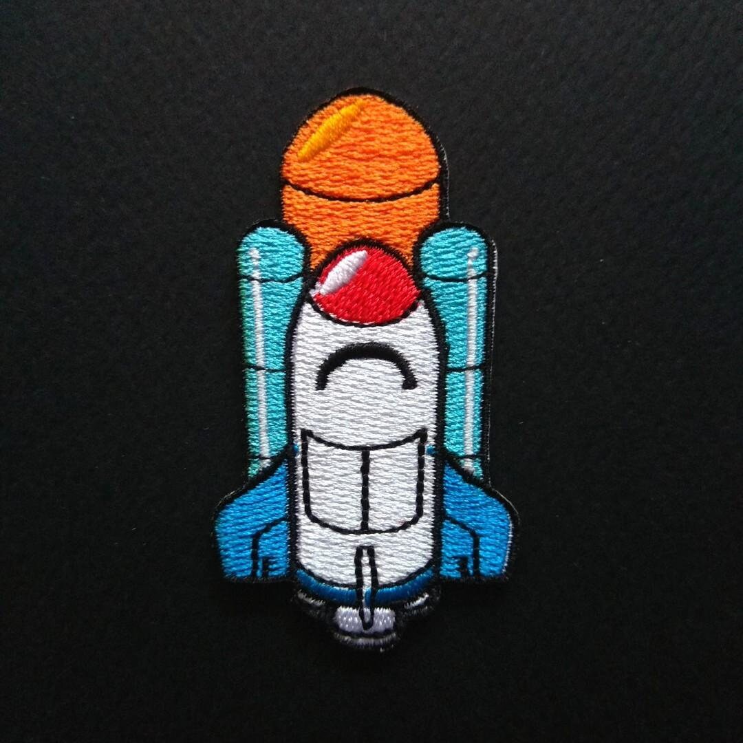NASA Rocket Space Shuttle Space Astronaut Stick on Patch - Etsy