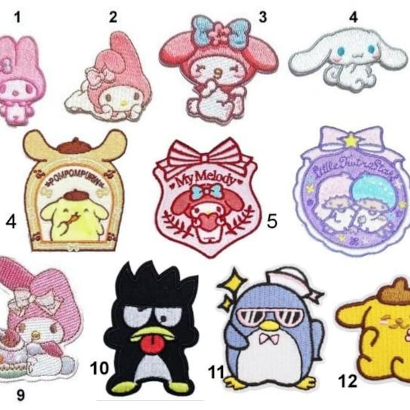 Kawaii Patches - Etsy