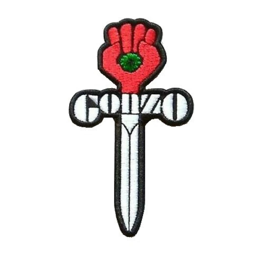 Fist of Gonzo Hunter S Thompson Fear and Loathing Iron on Patch - Etsy