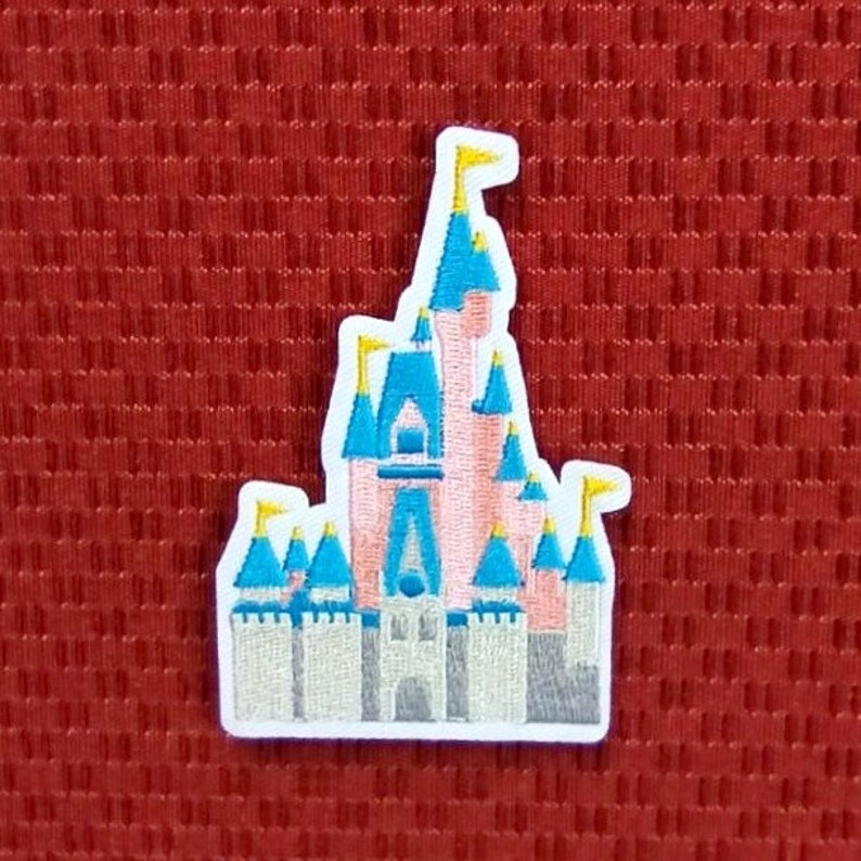 Theme Park Land Castle Iron on Patch - Etsy
