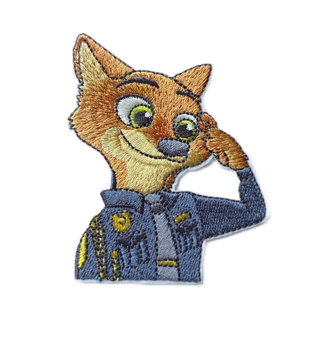 Fox Police Zoo Iron on Patch - Etsy