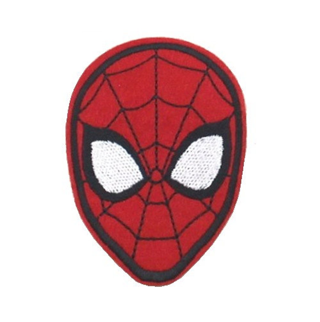 Spiderman Mask Iron on Patch - Etsy