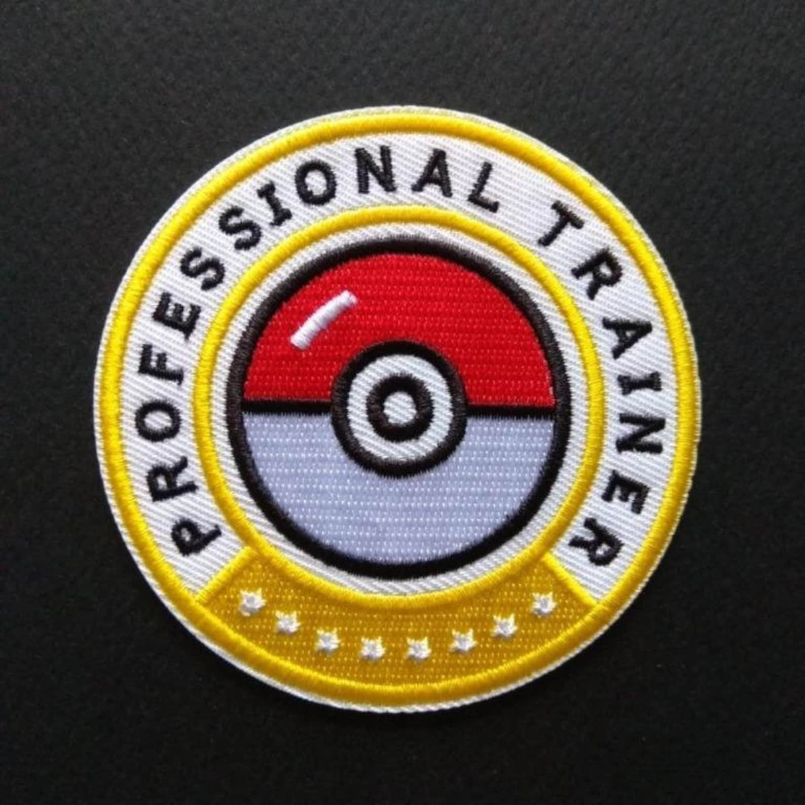Pokemon Professional Trainer Iron on Patch - Etsy
