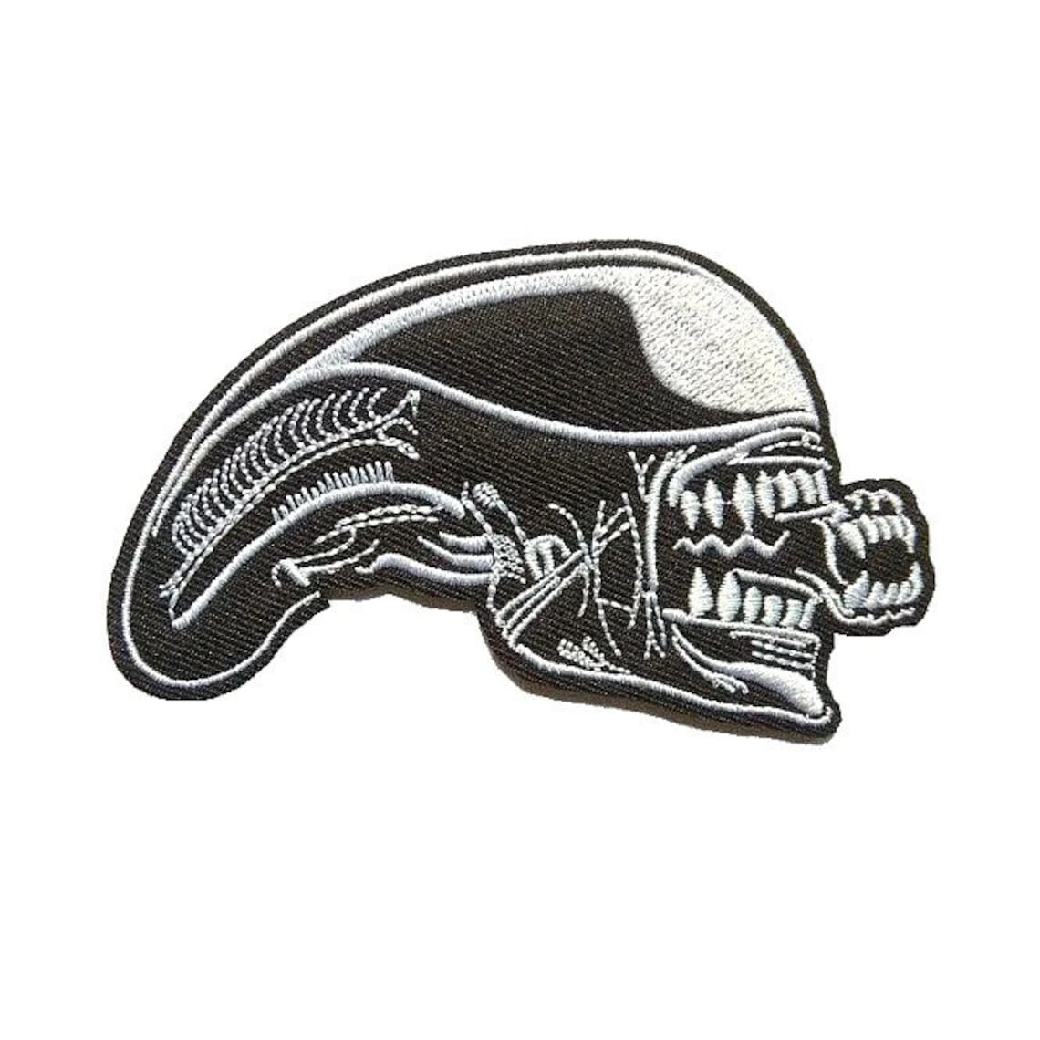 Alien Xenomorph Embroidered Iron on Patch - Etsy
