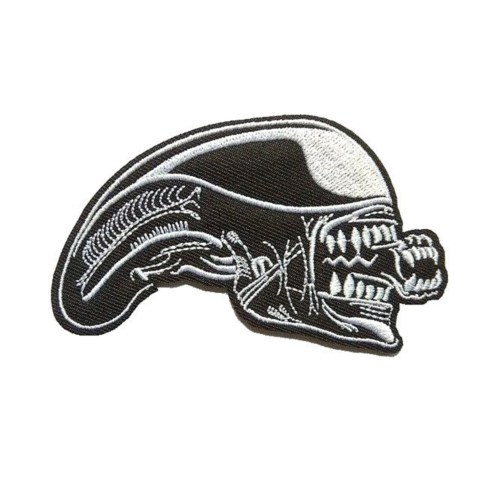 Alien Xenomorph Embroidered Iron on Patch - Etsy