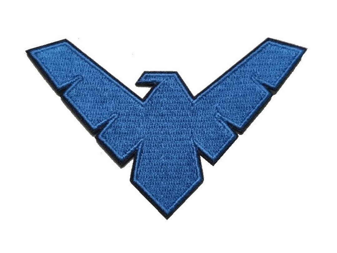 Nightwing Iron on Embroidered Patch - Etsy