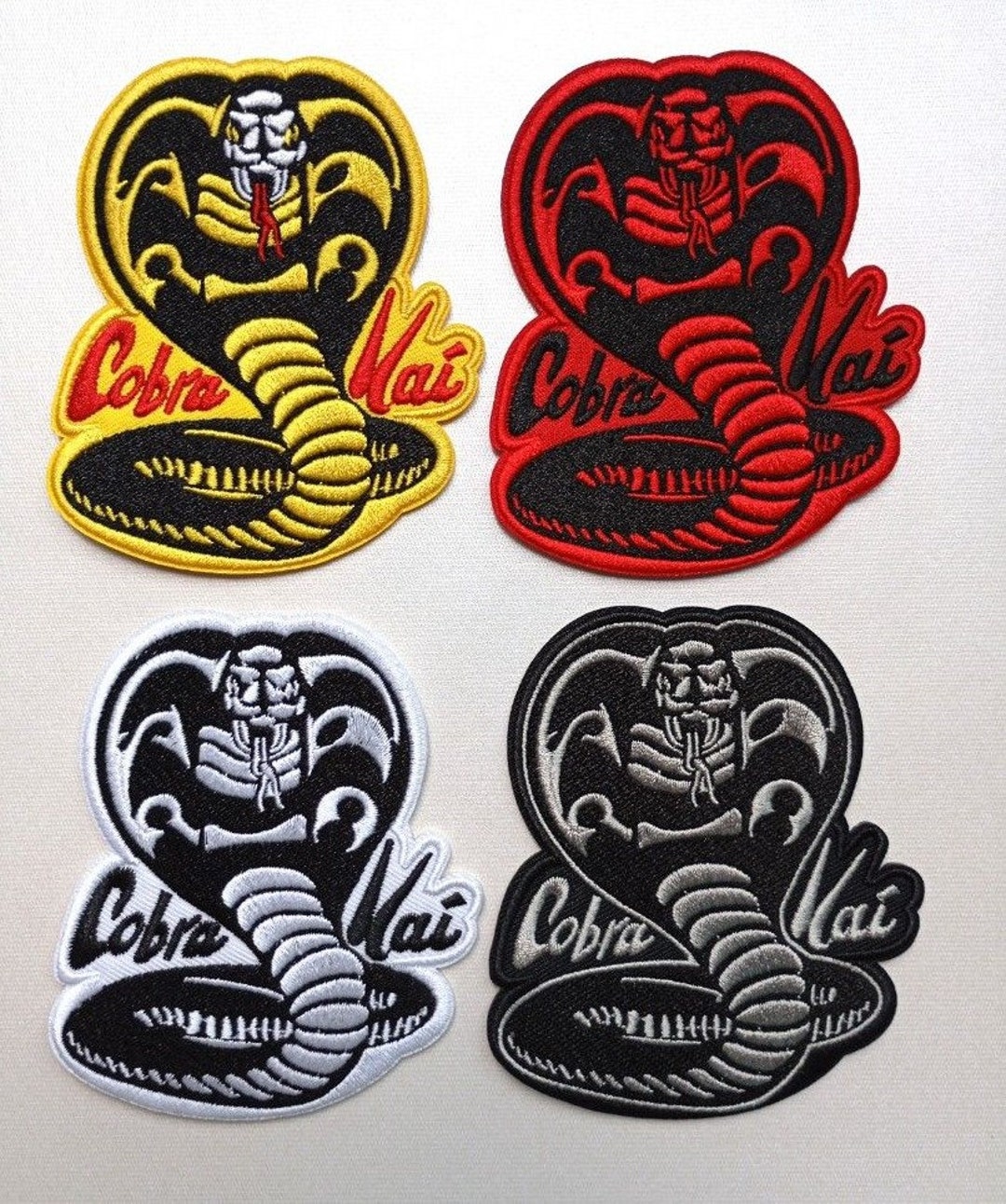 Cobra Karate Dojo Logo Iron on Patch - Etsy