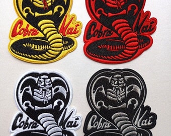 Karate Kid Cobra Kai Dojo Complete Uniform Embroidered Sew on Iron on ...