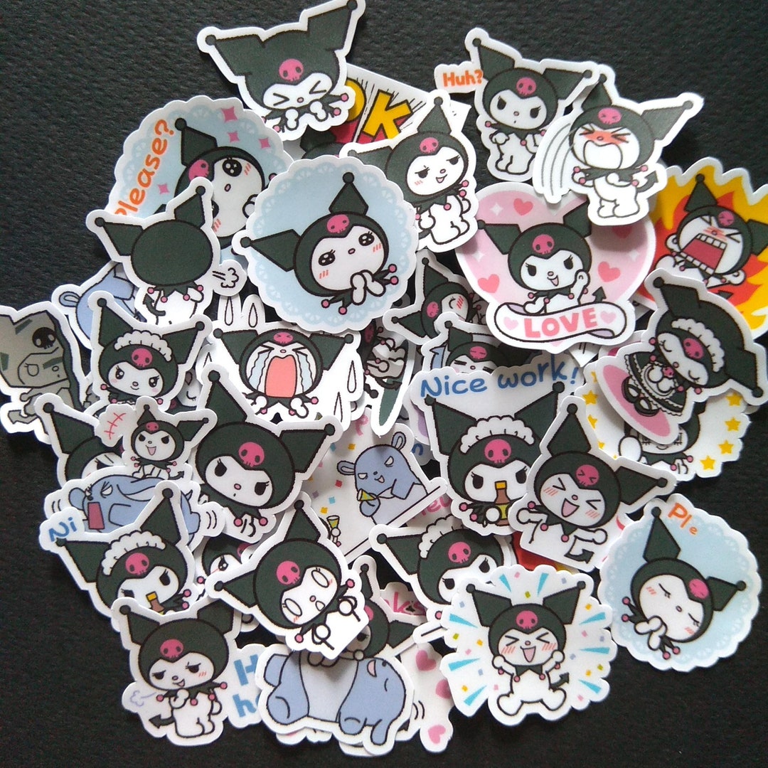 40pcs Kuromi Assorted Sticker Set Pack | for Skateboard, Water Bottle ...