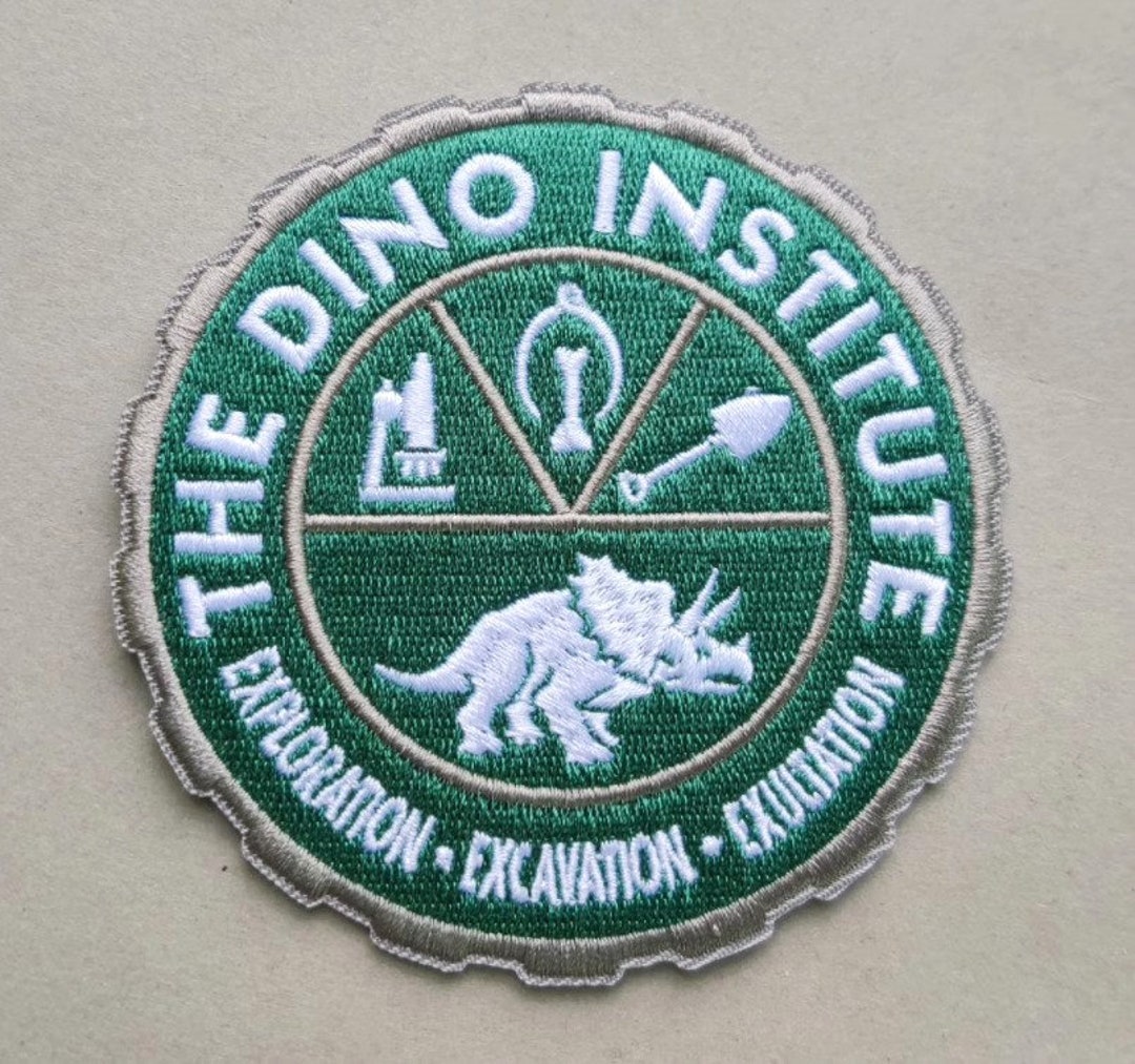 Dinosaur Dino Research Iron on Patch - Etsy