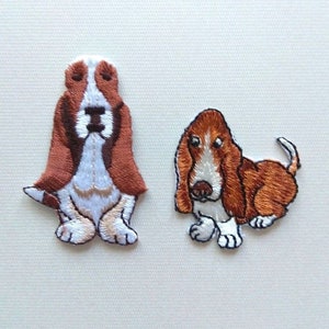 Basset Hound Hush Puppies Dog Iron on Patch - Etsy