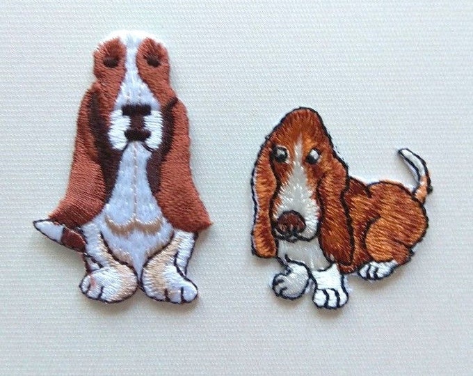 Basset Hound Hush Puppies Dog Iron on Patch - Etsy