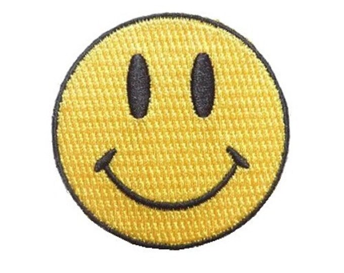 Smiley Face Funny Iron on Patch - Etsy