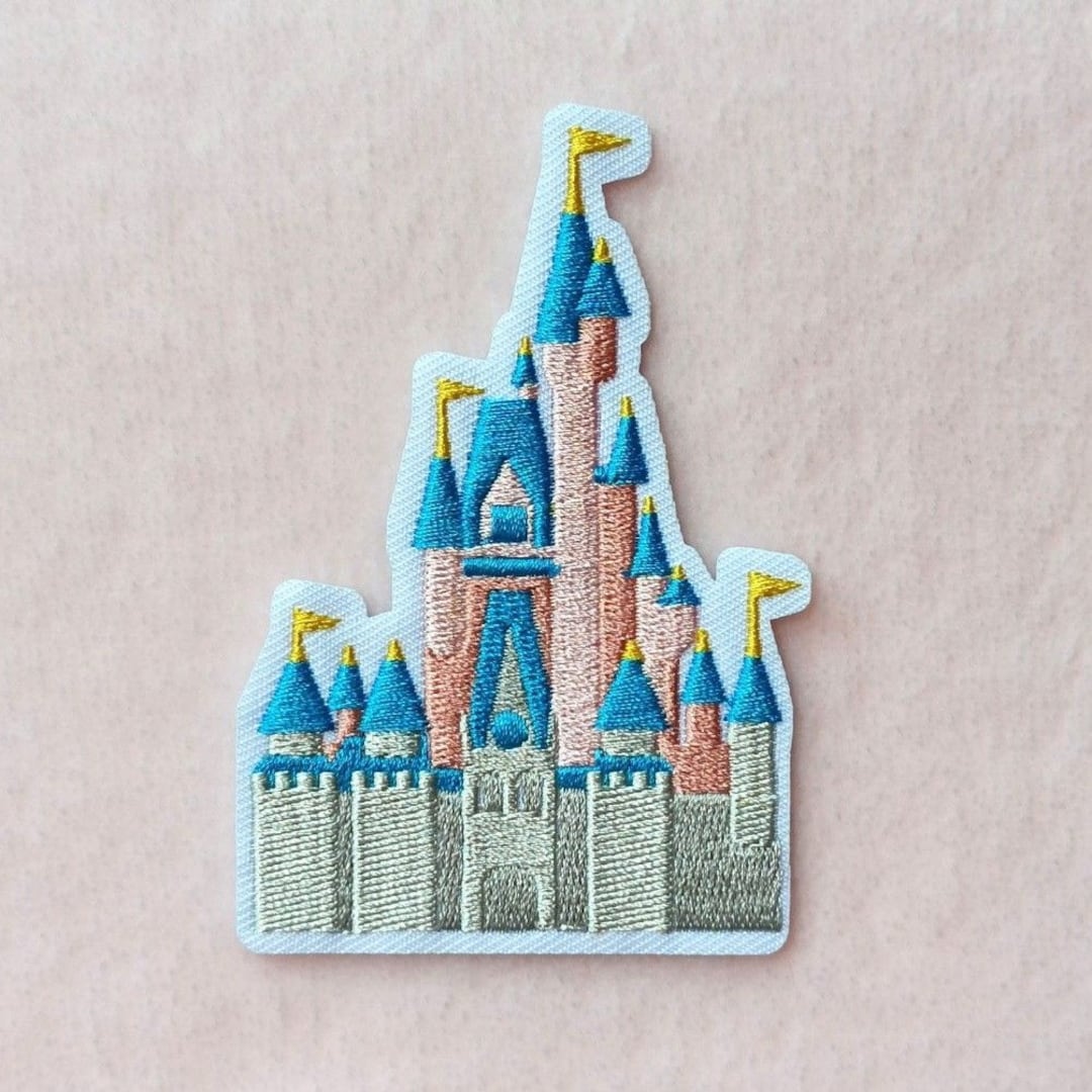 Theme Park Land Castle Iron on Patch - Etsy