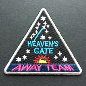 Embroidered Heaven's Gate Away Team Iron on Patch - Etsy