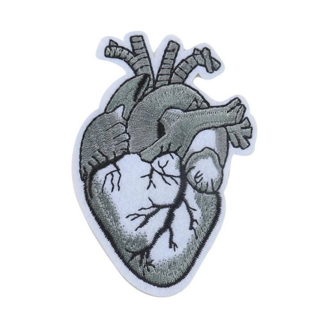 Heart Anatomy Iron on Patch - Etsy