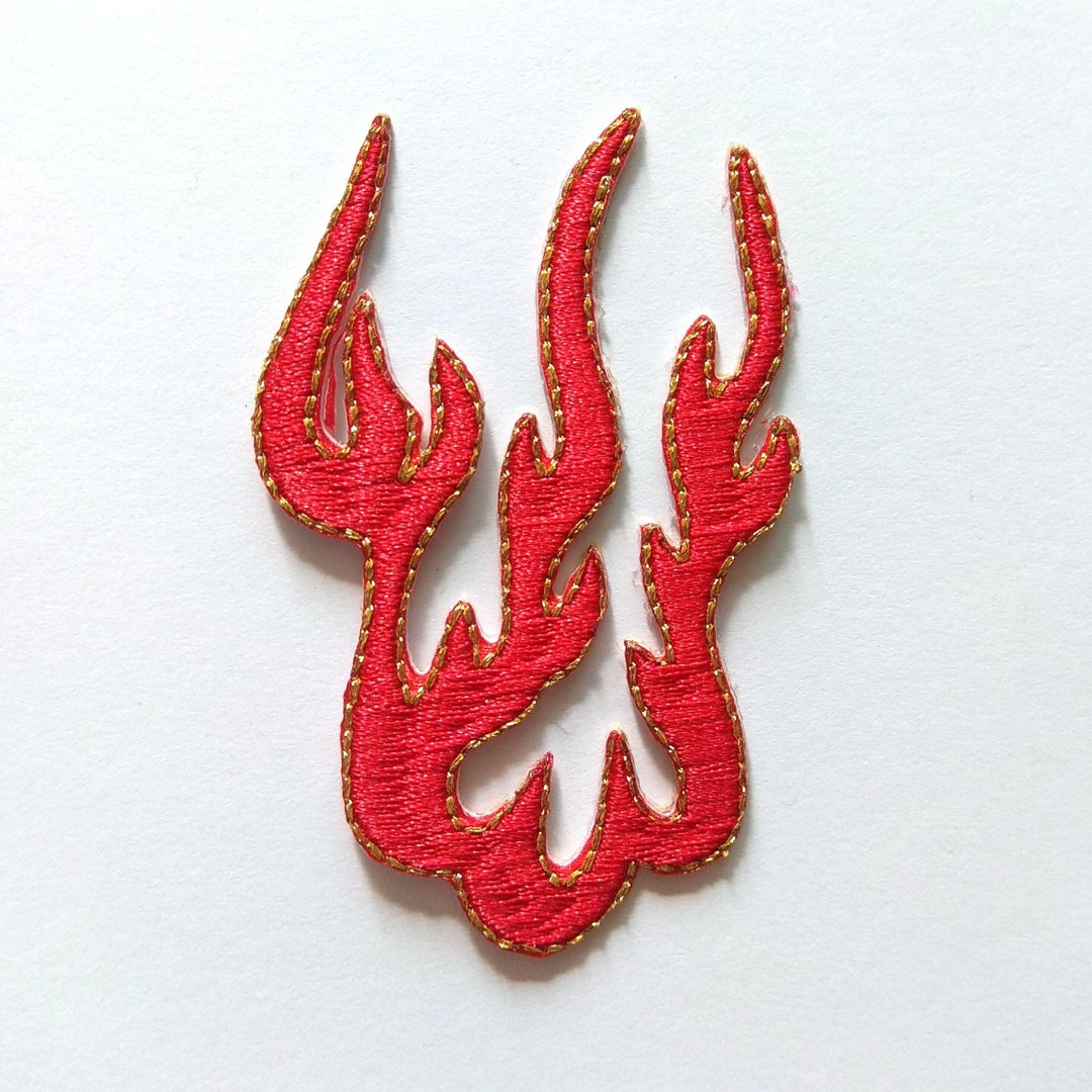 Fire Flame Hot Rage Iron on Patch - Etsy