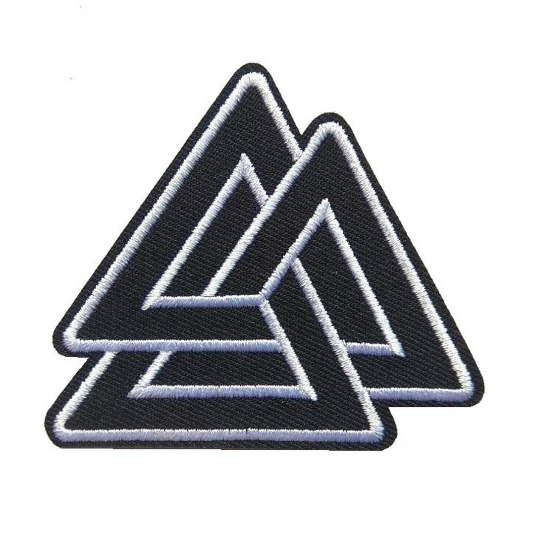 Valknut Trigon Norse Viking Pagan Symbol Iron on Patch - Etsy