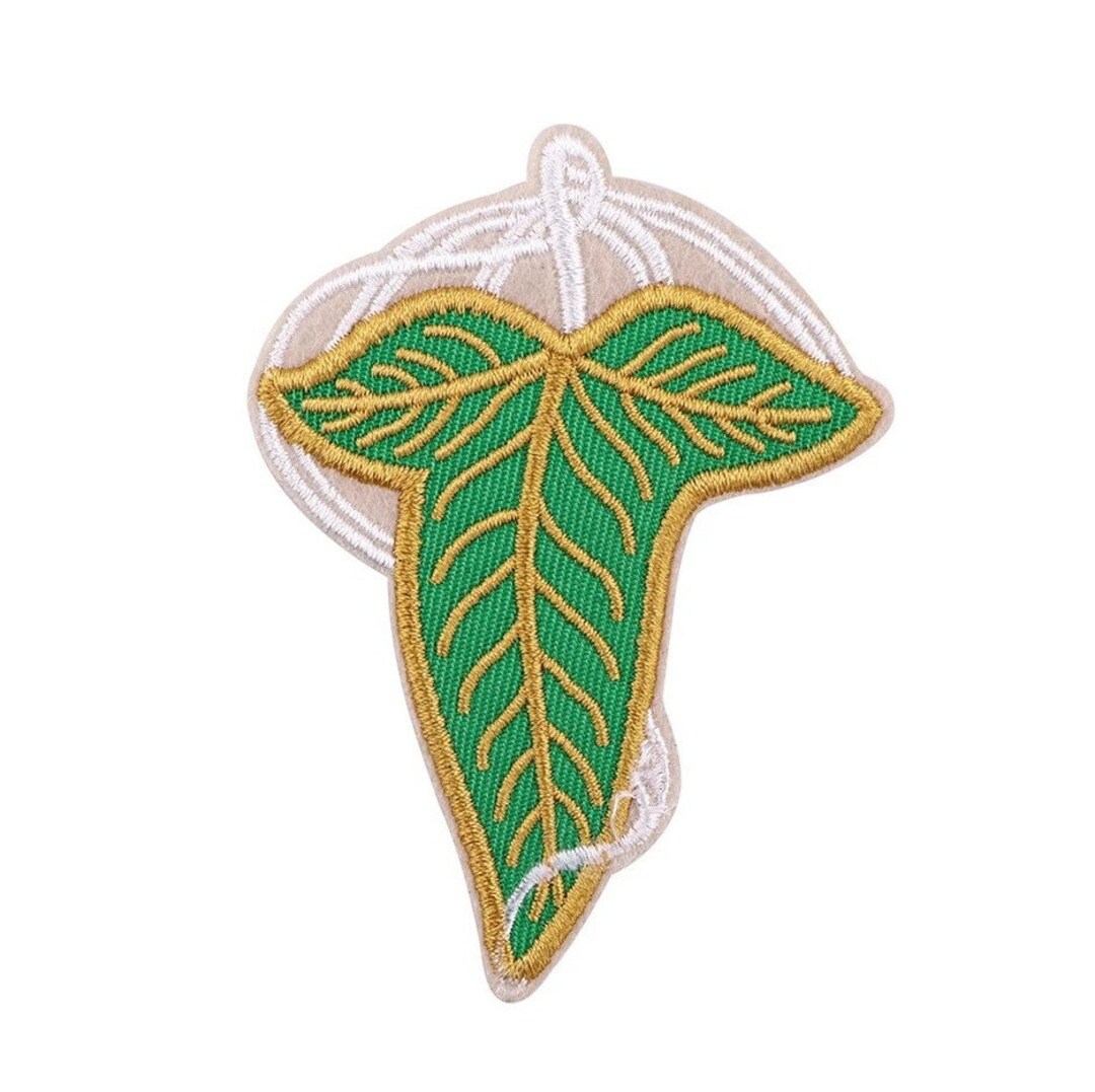 Leaf of Lorien Elf Elvish Embroidered Iron on Patch - Etsy