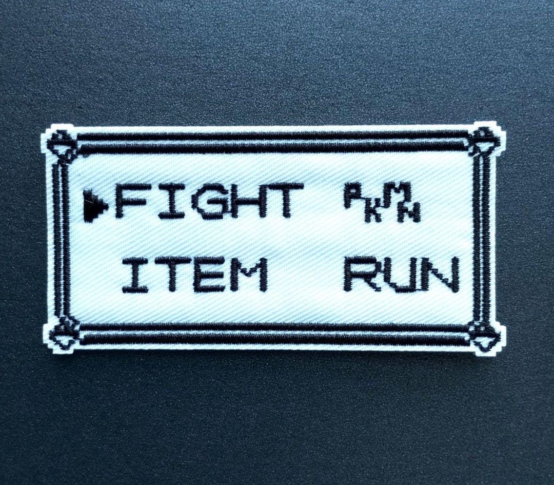 Game Fight Screen Challenge Pika Iron on Patch - Etsy
