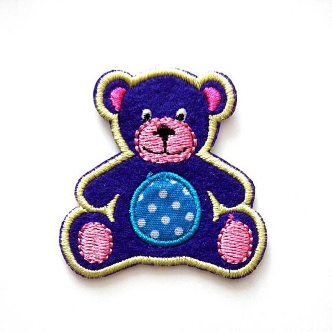Teddy Bear Craft Iron on Patch - Etsy