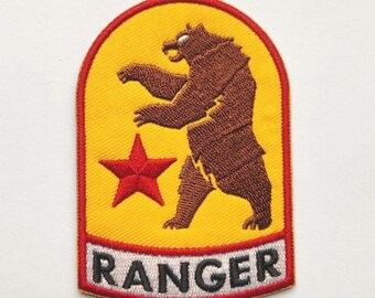 Fallout New Vegas Inspired Ranger Bear NCR Cosplay Gamer Patch Hook and ...