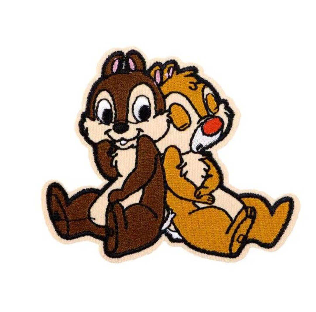 Chip & Dale Chipmunks Cute Iron on Patch - Etsy