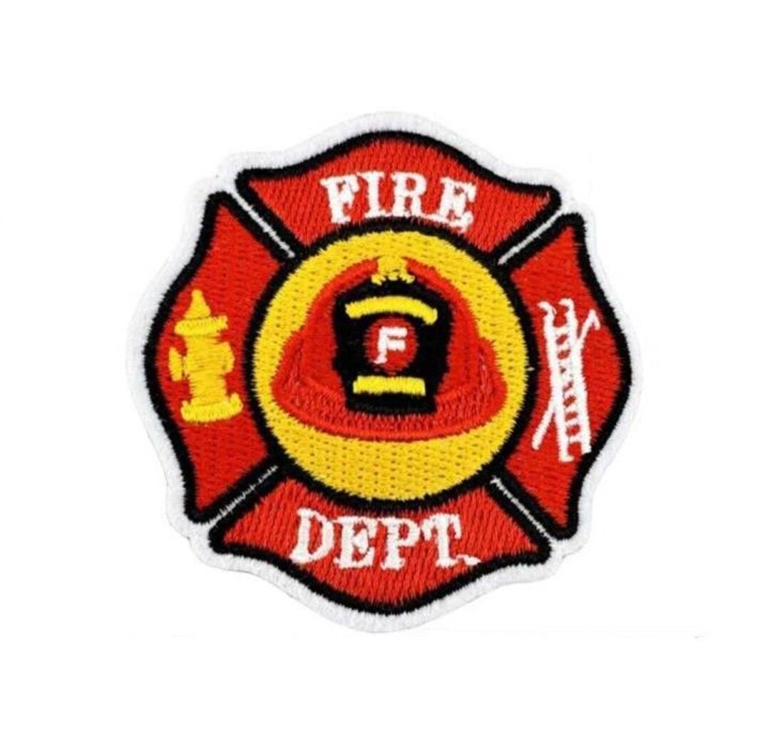 Fire Department Fireman Firefighter Cosplay Iron on Patch - Etsy