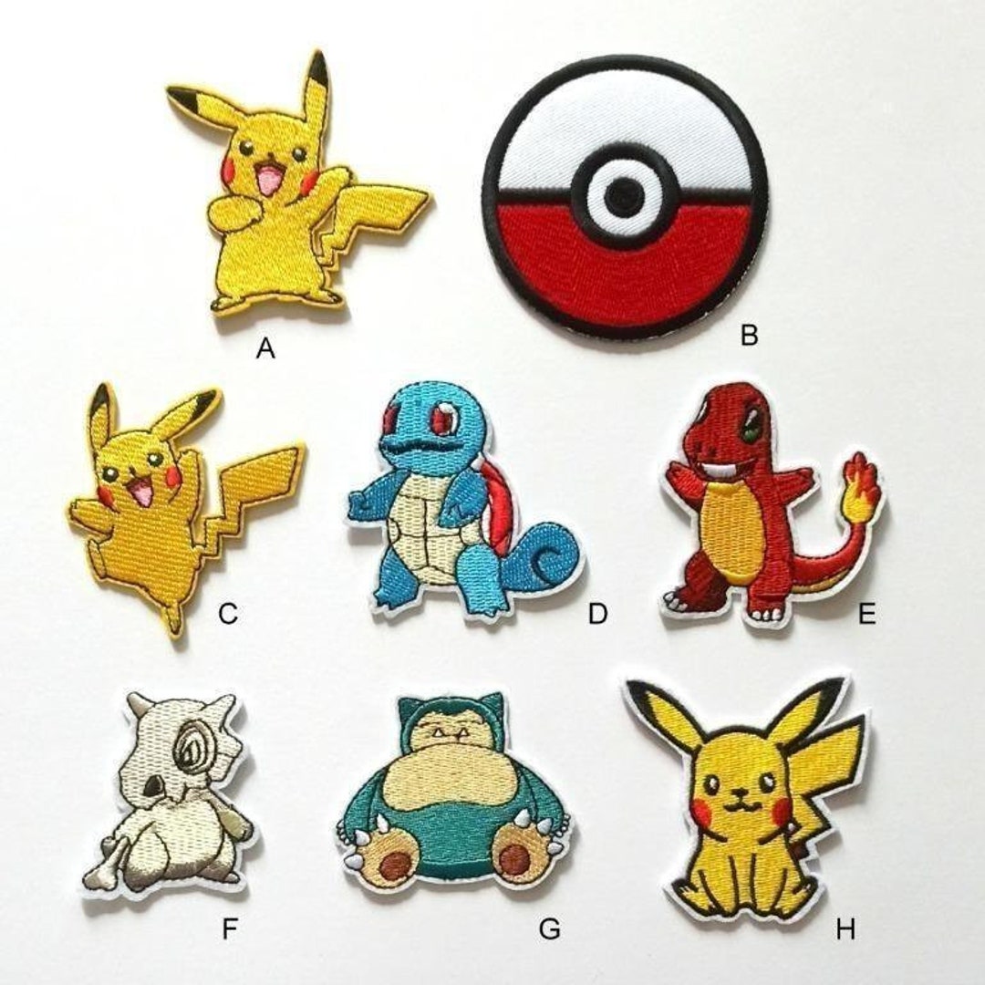 Pokeball Pocket Monsters Iron on Patch - Etsy