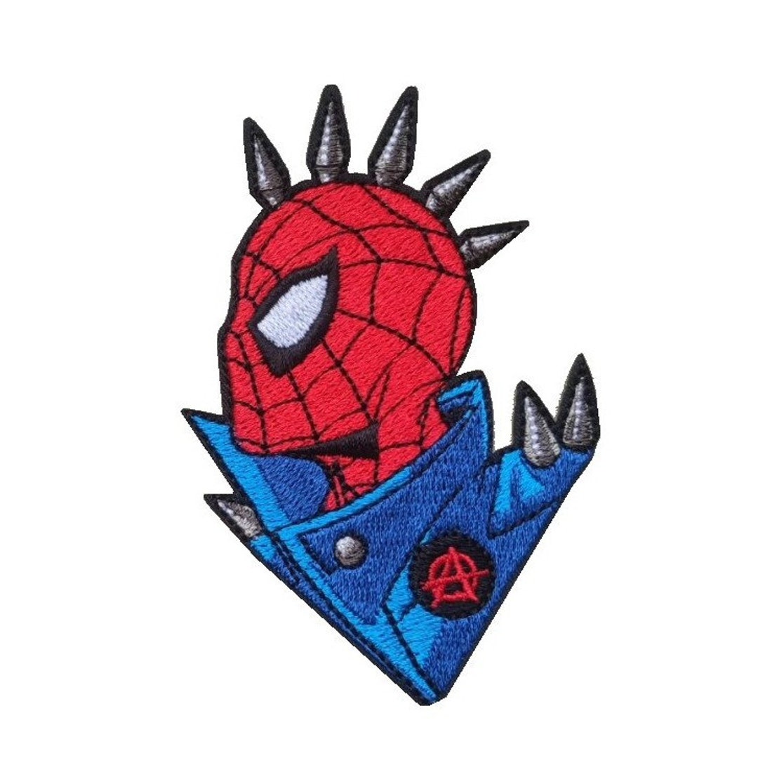 Spiderman Spider Punk Anarchy Iron on Patch - Etsy