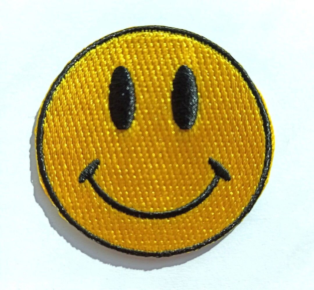 Smiley Face Funny Iron on Patch - Etsy