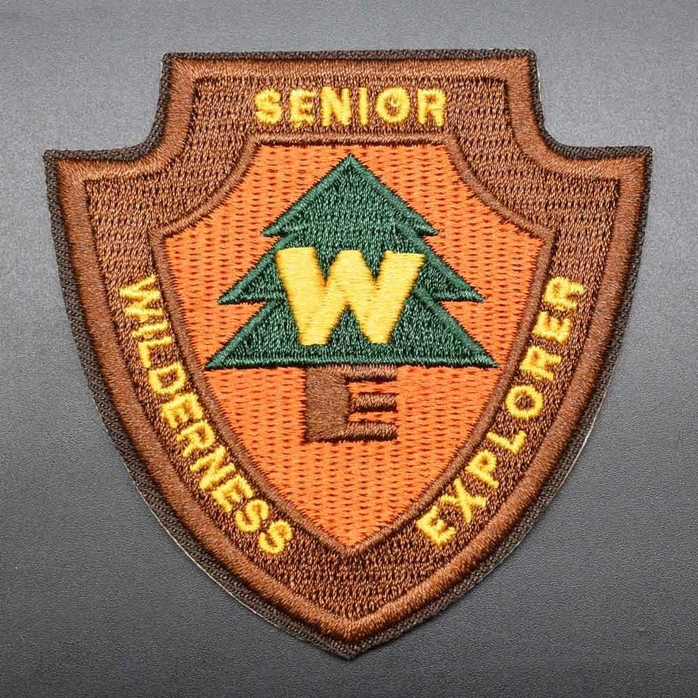 Senior Wilderness Explorer Badge Iron on Patch - Etsy