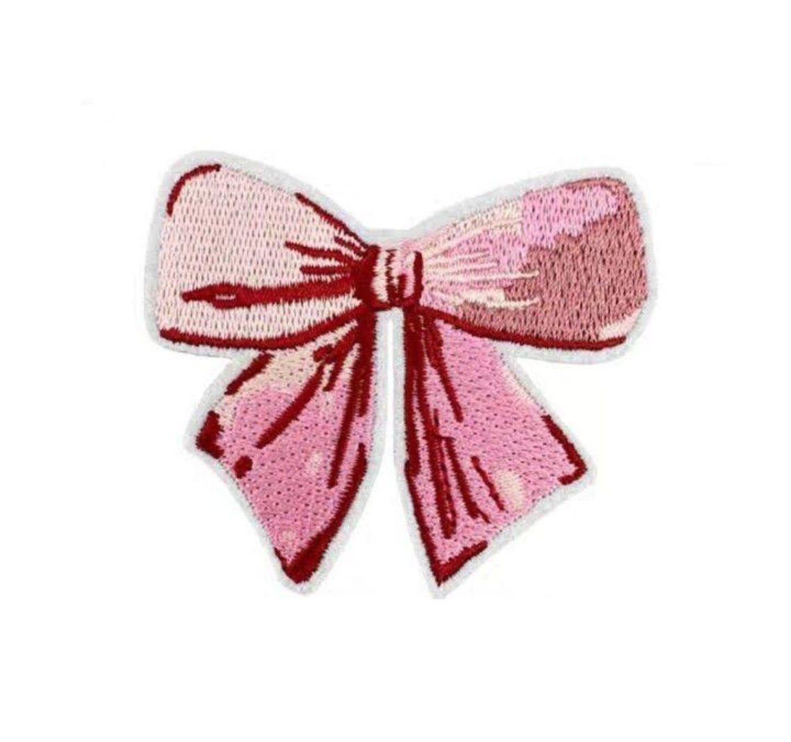 Bow Ribbon Iron on Patch - Etsy