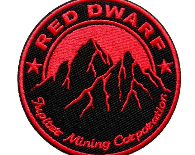 SET Red Dwarf Rimmer Costume Patches Fully Embroidered Sci-fi Cosplay ...