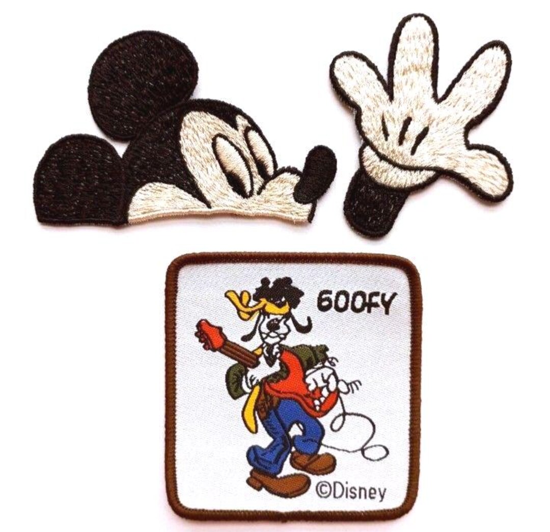 Mouse Goofy Cartoons Sew on Patch - Etsy