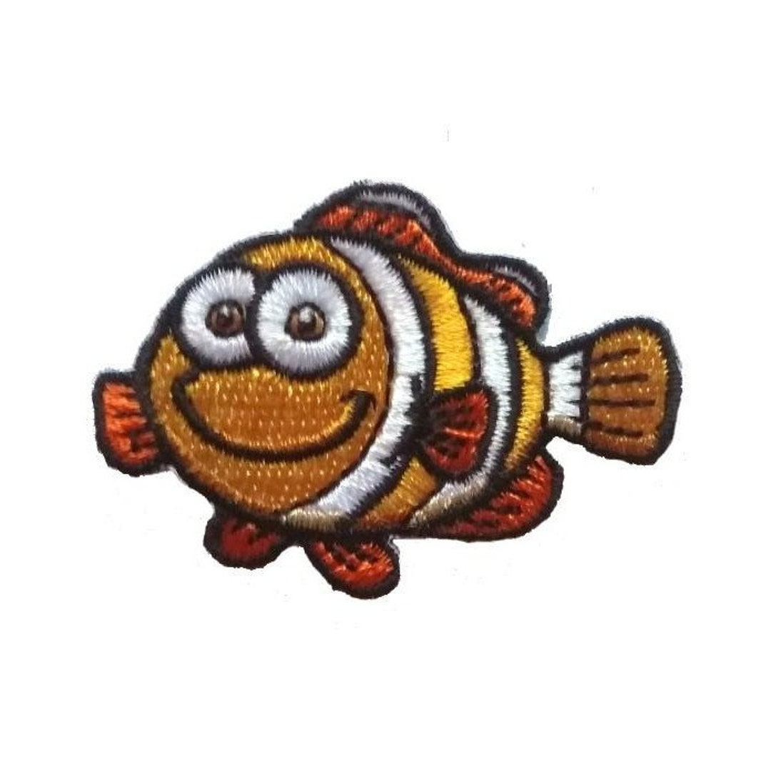 Clown Fish Sea Aquarium Iron on Patch - Etsy