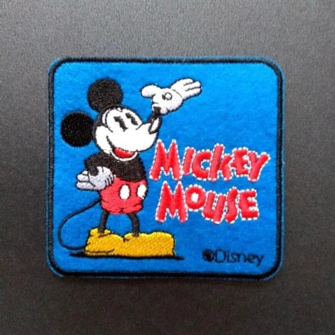 Mickey Mouse Vintage Iron on Patch - Etsy