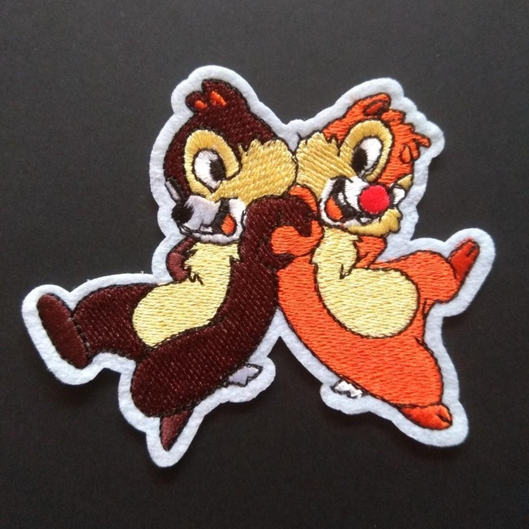 Chip N Dale Chipmunks Cartoon Iron on Patch - Etsy