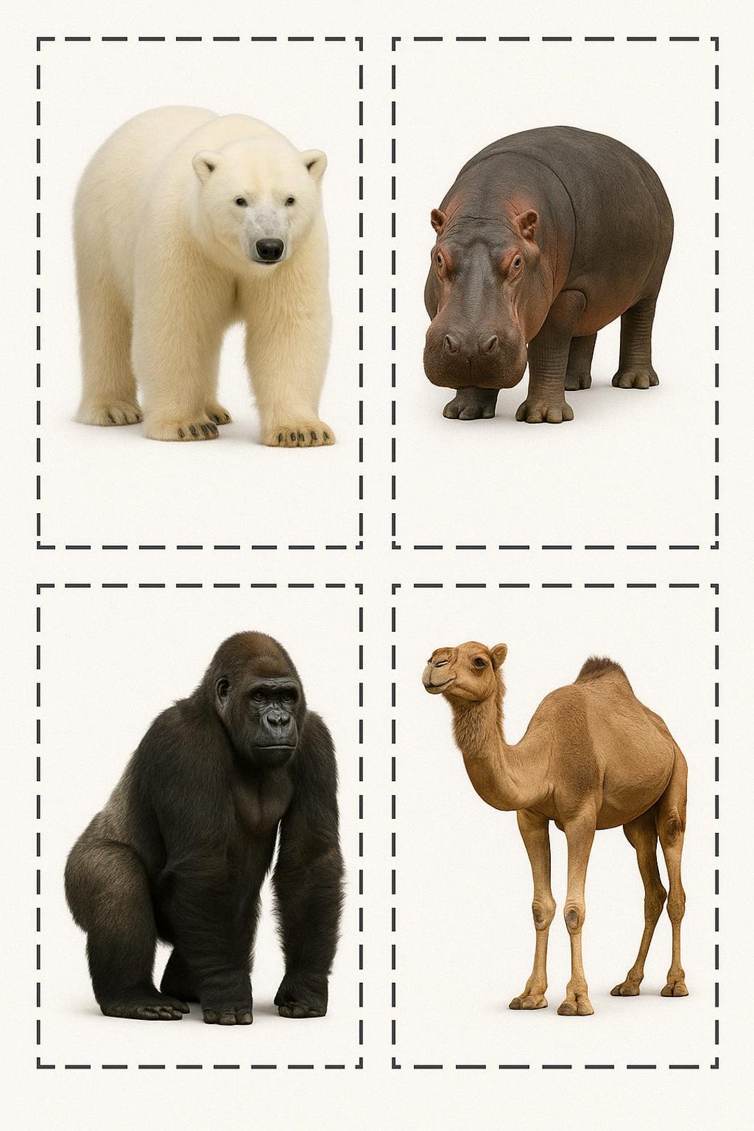 Zoo Animal Flashcards for Aba/preschool/toddler - Etsy