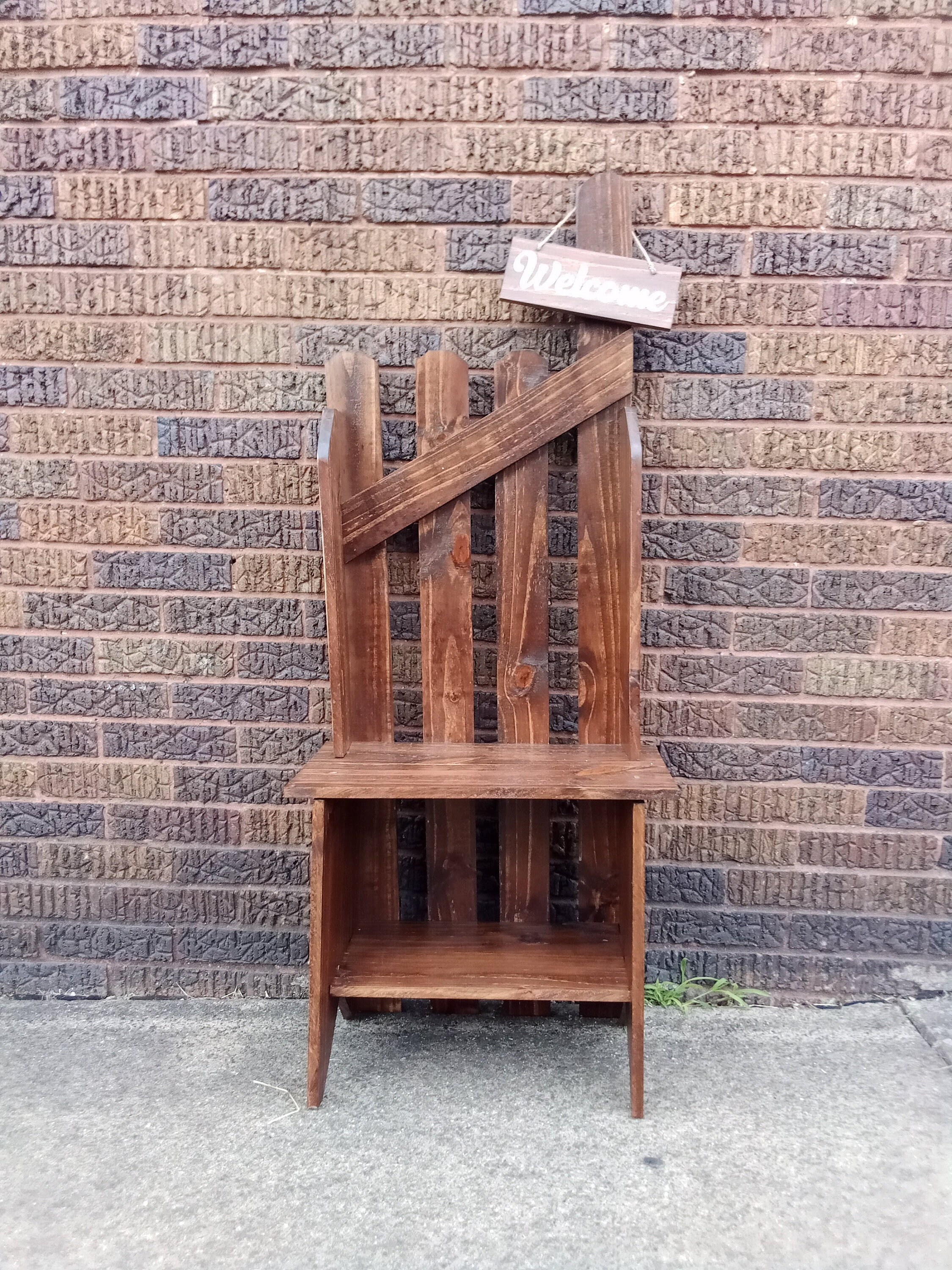 4ft Rustic Country 2 Shelf Display Stand Garden Bench - Etsy