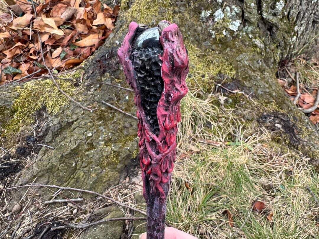 Magic Wand - Hematite Dragon Claw Wand - Wyrd Witch Wands - Etsy