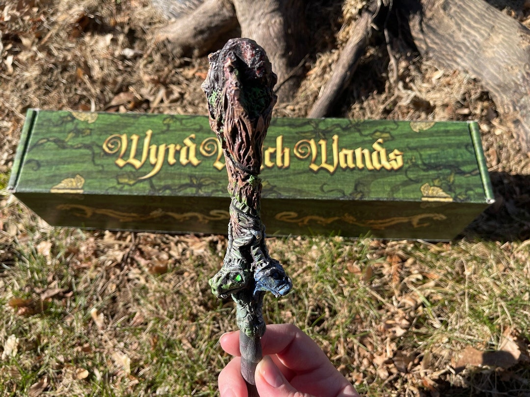 Magic Wand Garnet Dragon Wand Wyrd Witch Wands - Etsy