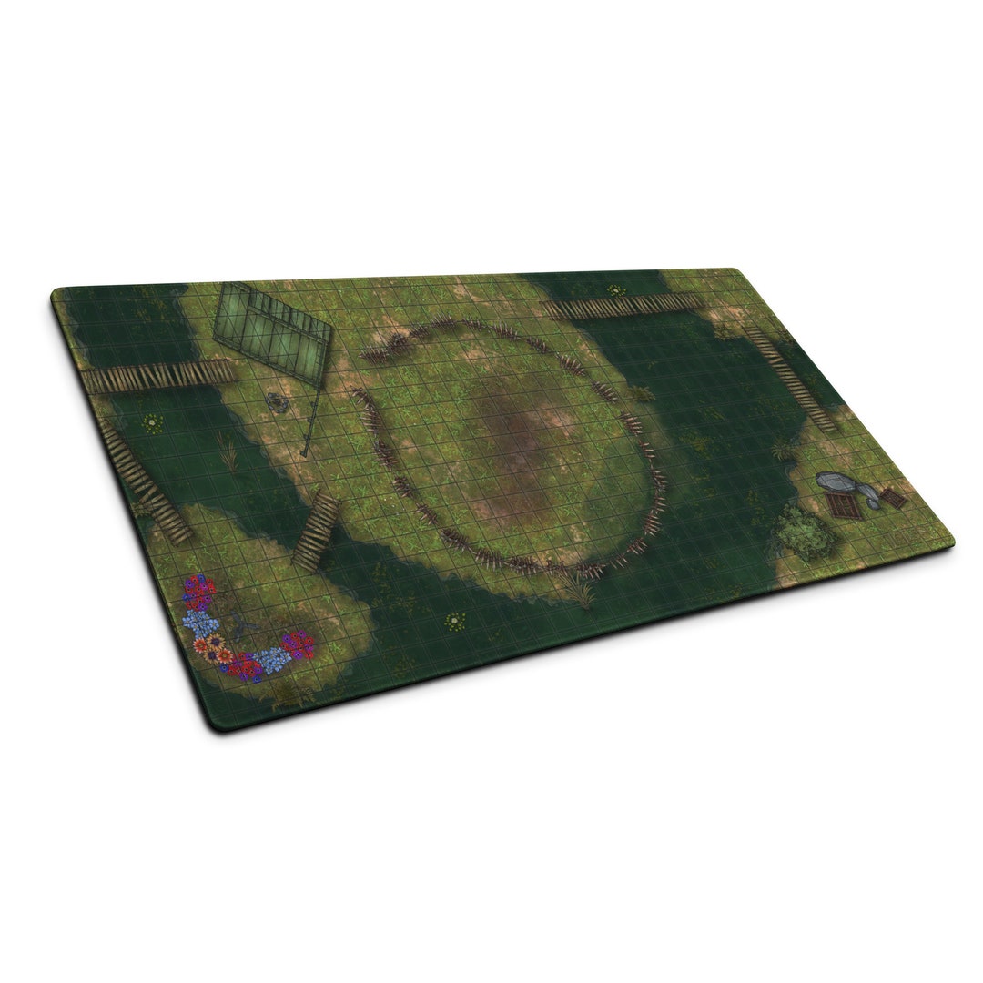 D&D Battlemap - Jungle Fighting Ring - Tellest - Etsy
