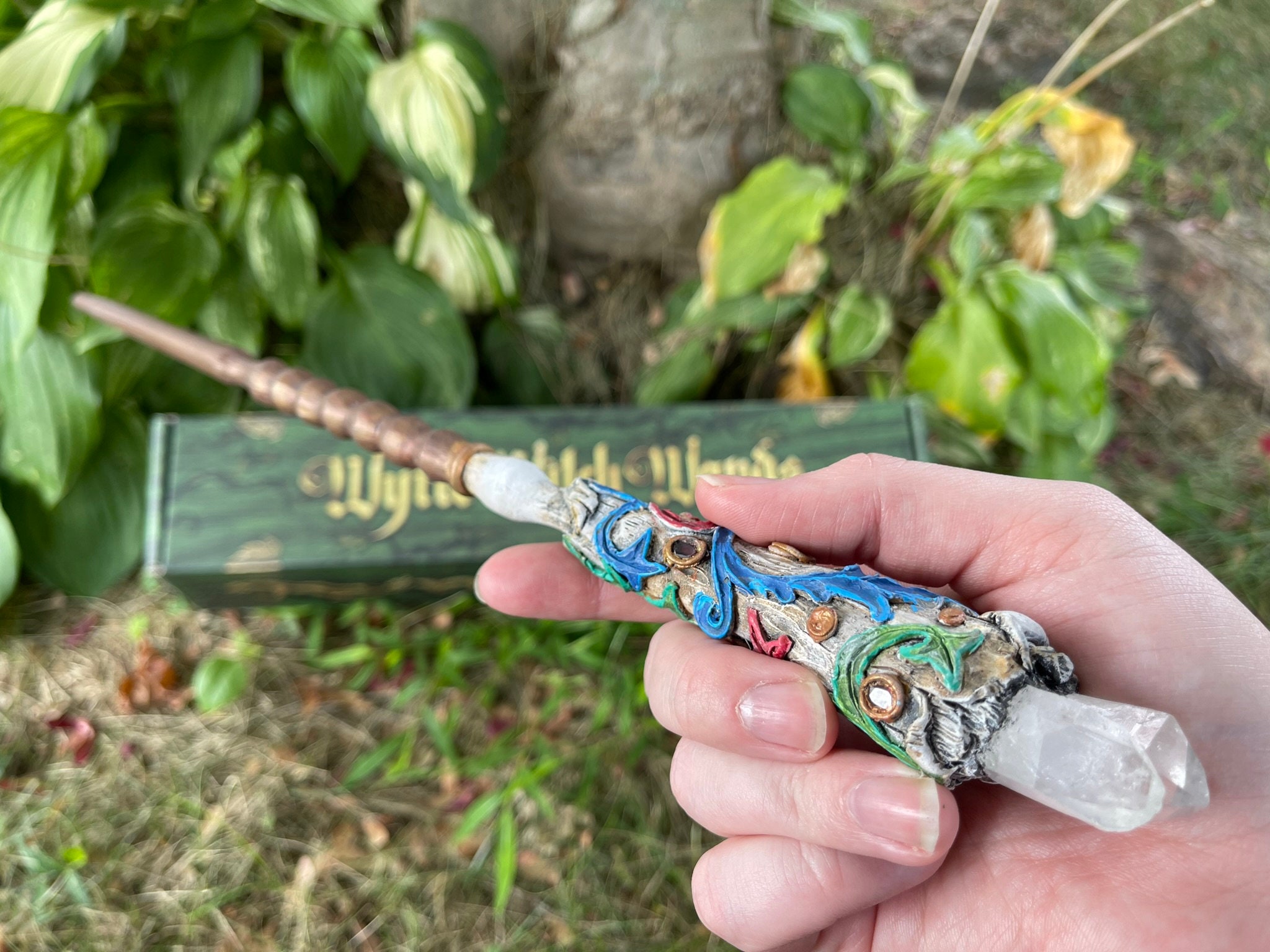 Magic Wand Medieval Illumination Wand Wyrd Witch Wands - Etsy