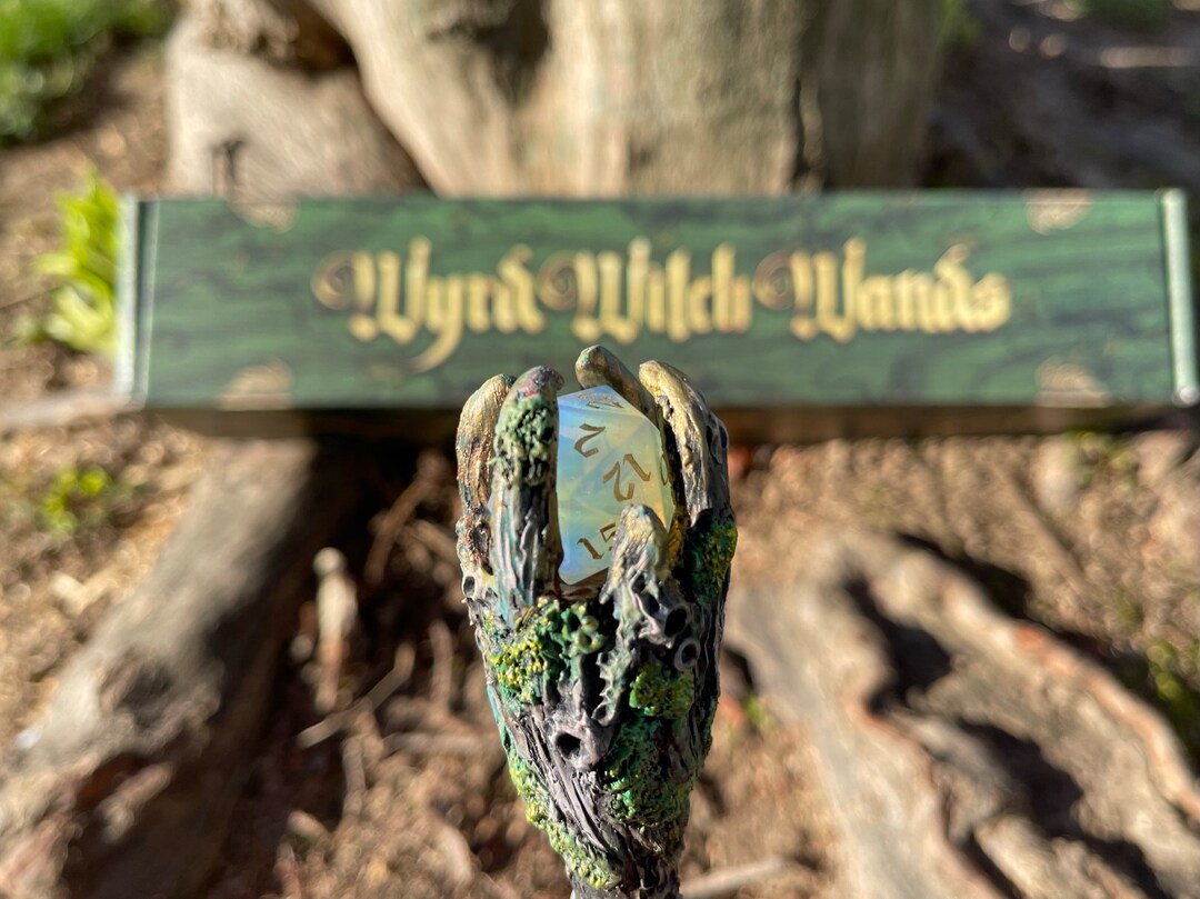 Magic Wand Opalite D20 Wand Wyrd Witch Wands - Etsy