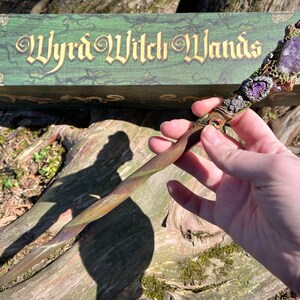 Magic Wand - Amethyst Fairy Hut Wand - Wyrd Witch Wands - Etsy