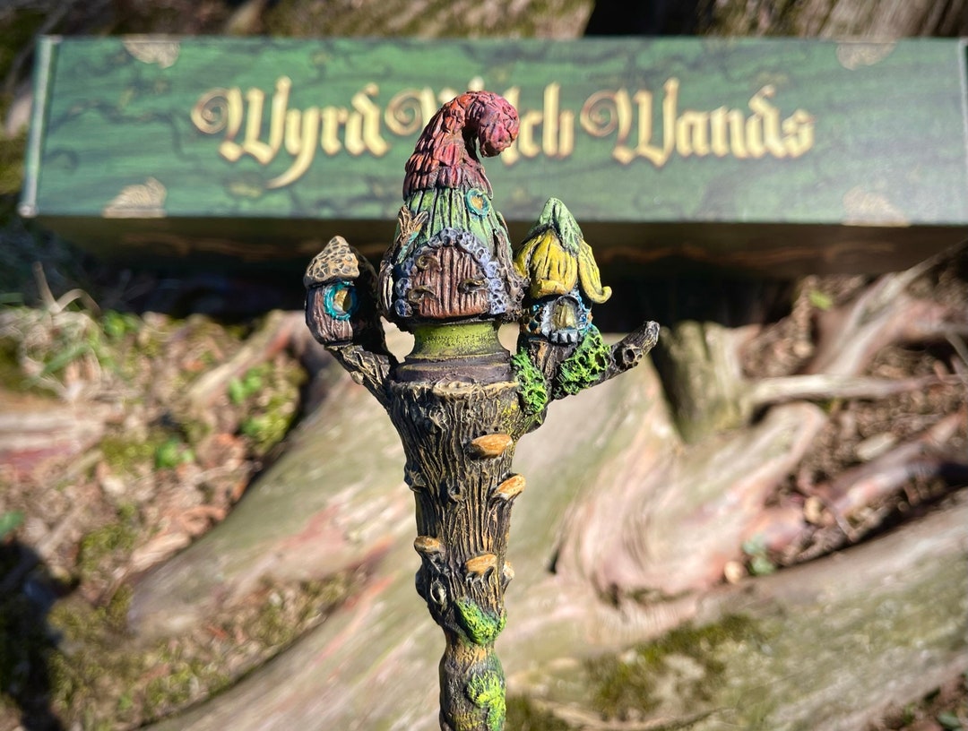 Magic Wand - Fairy Hut Wand - Wyrd Witch Wands - Etsy