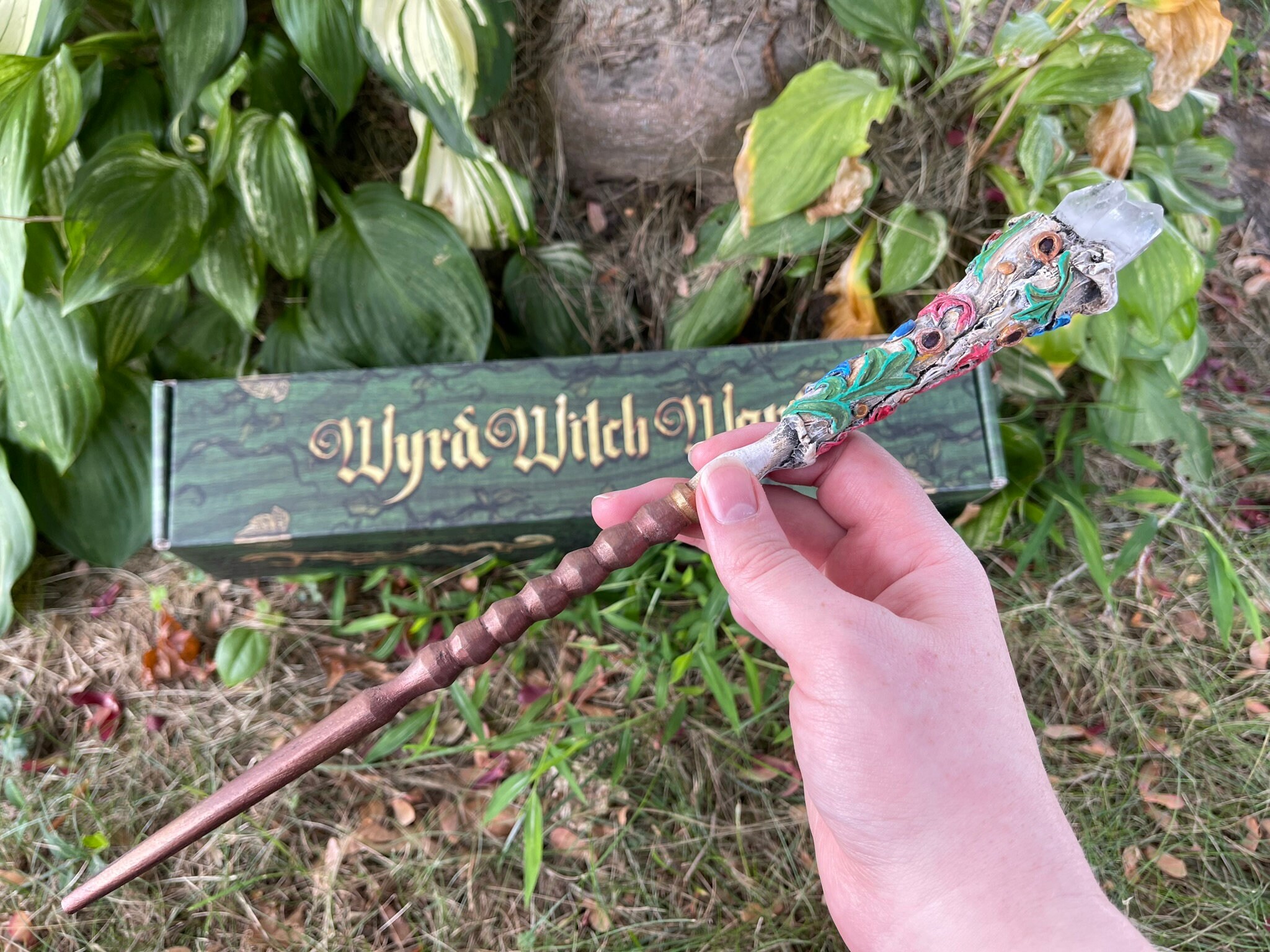 Magic Wand Medieval Illumination Wand Wyrd Witch Wands - Etsy